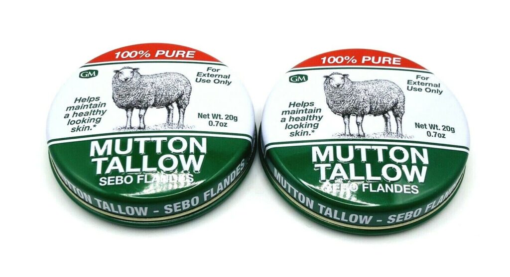 2 Pack Germa Mutton Tallow Sebo Flandes Cebo Carnero 100% Pure 0.7 0z ...