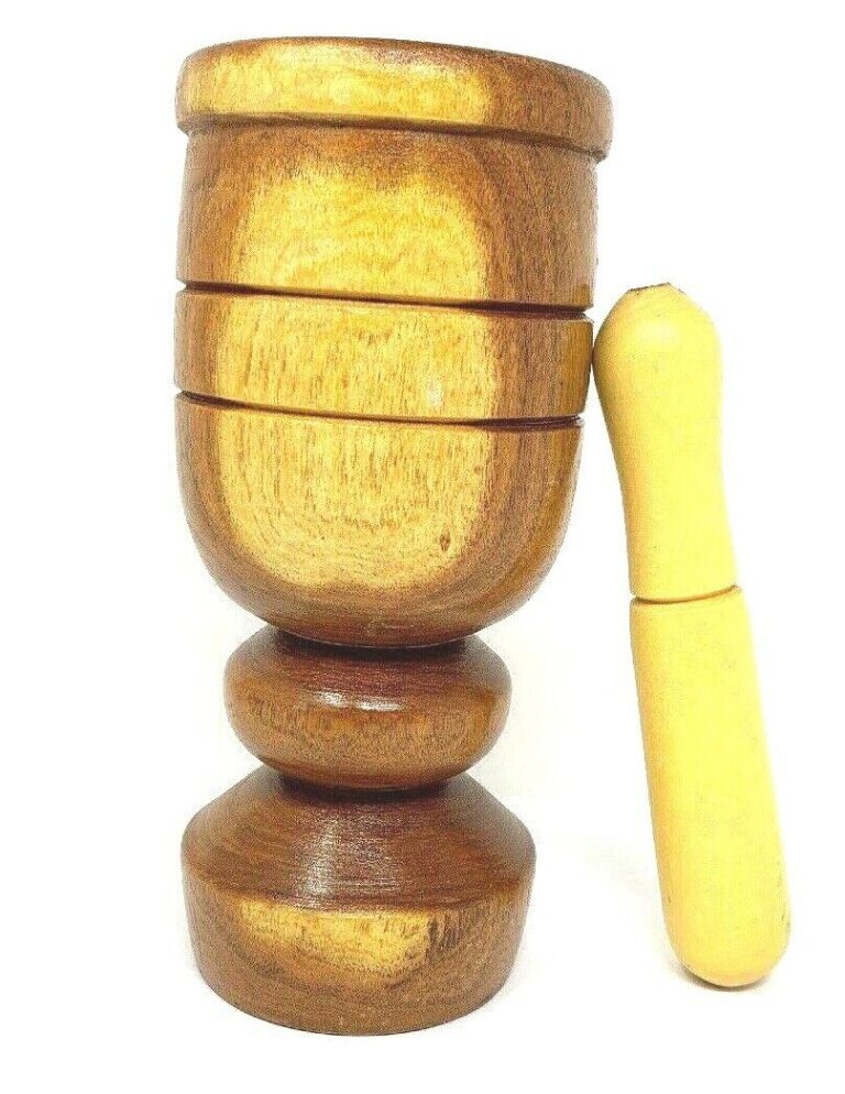 PILON DE MADERA DOMINICANO MEDIDA 9 X 4 DOMINICAN WOODEN PYLON HANDMADE ...